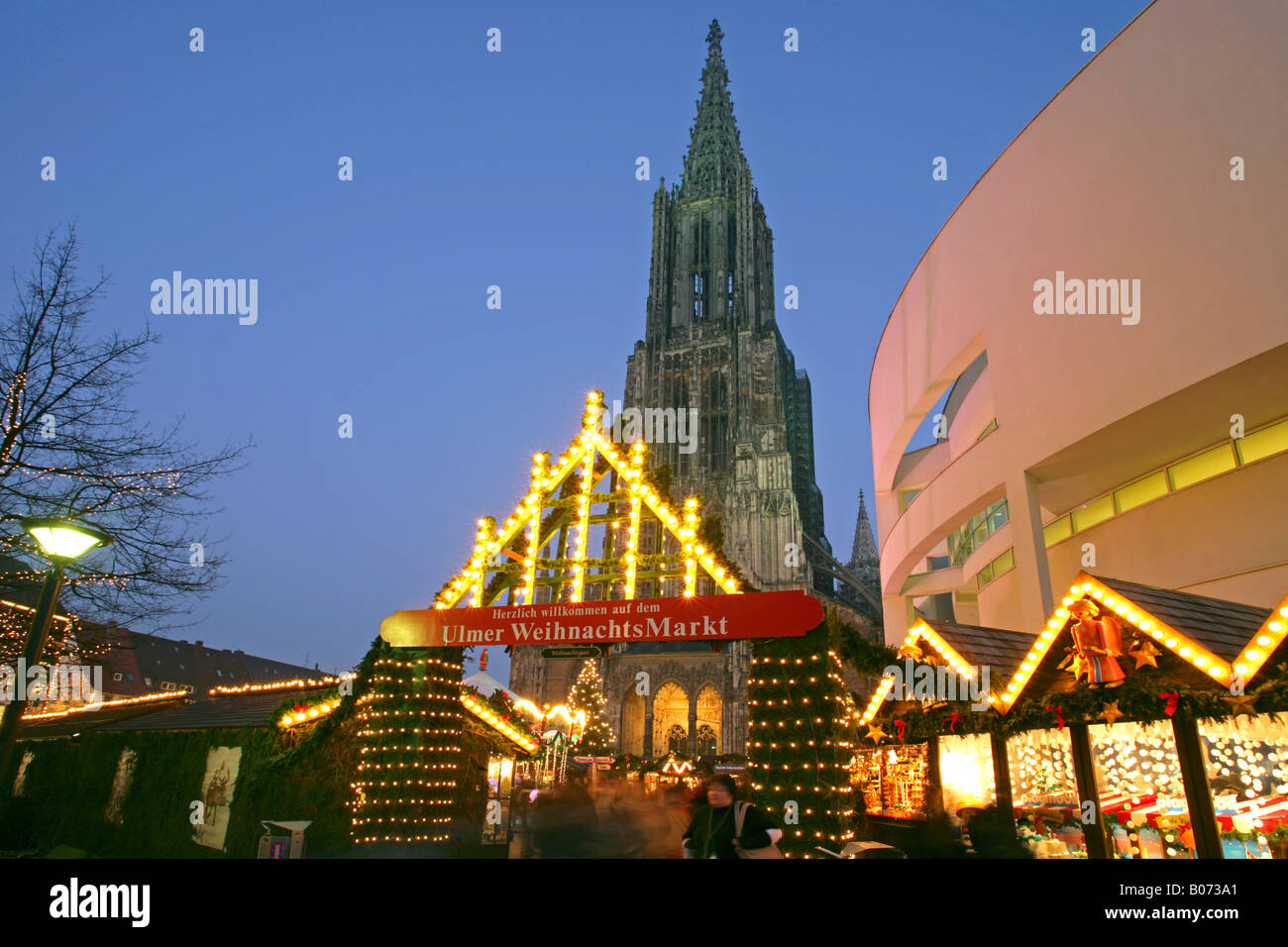 Weihnachtsmarkt , Christmas Market in Ulm Stock Photo - Alamy