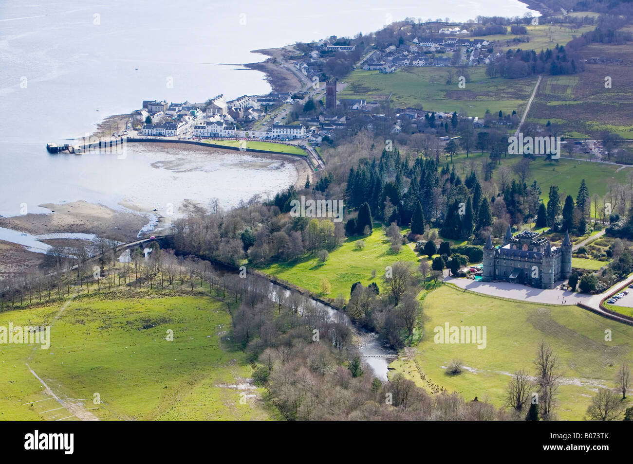 Inveraray and Castle Scotland UK Stock Photo - Alamy