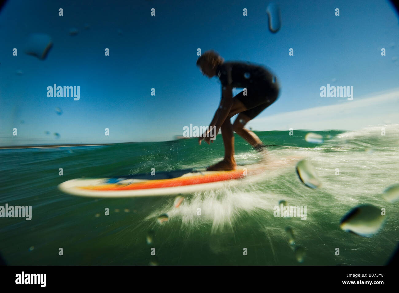 Young surfer first point Noosa Stock Photo - Alamy