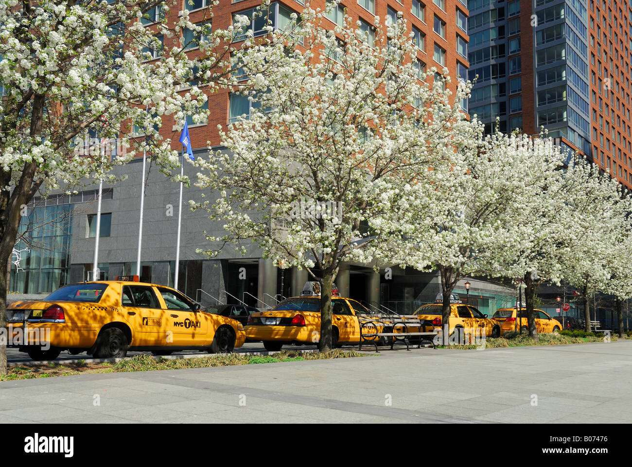 New york spring taxi hi-res stock photography and images - Alamy
