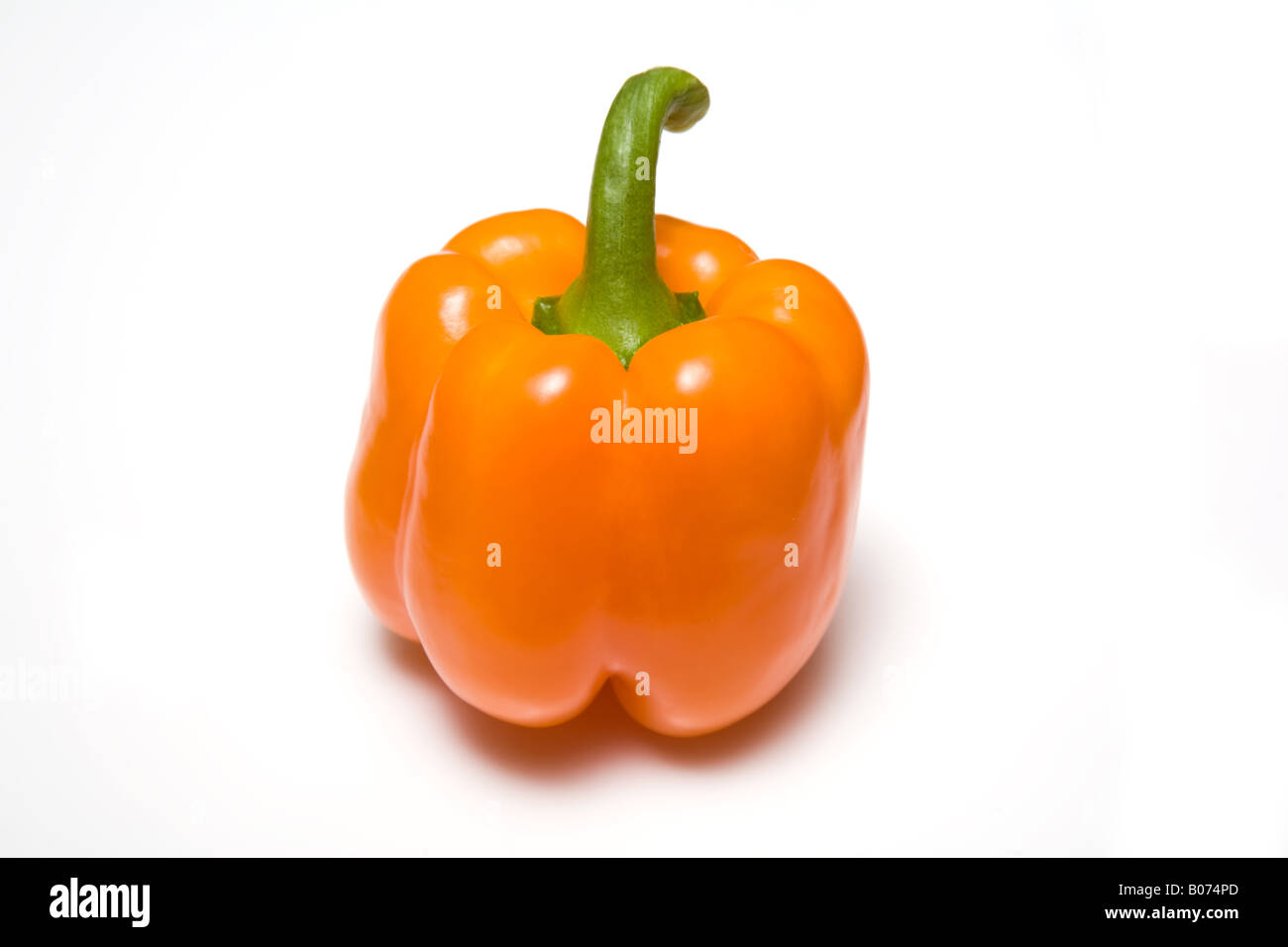 Bell pepper isolated on a white studio background Stock Photo - Alamy