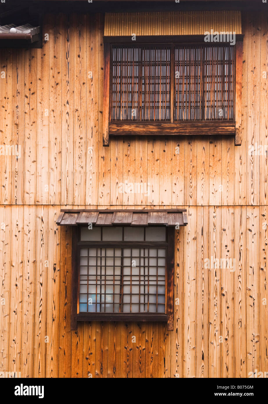 Traditional japanese lattice windows and architecture in Kyoto Japan ...