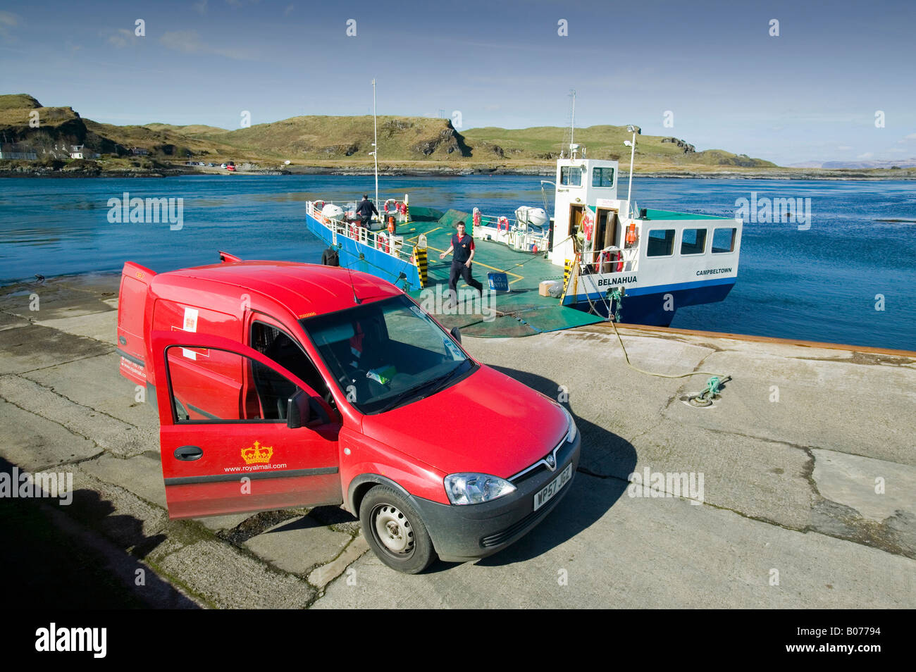 Rural scotland postman hi-res stock photography and images - Alamy