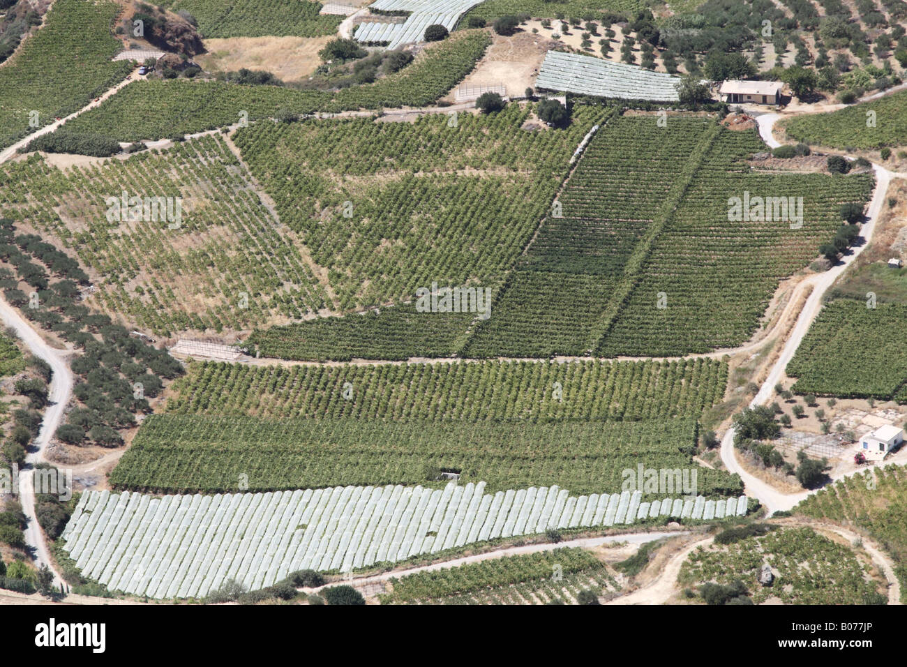 aerial view of a field Stock Photo - Alamy