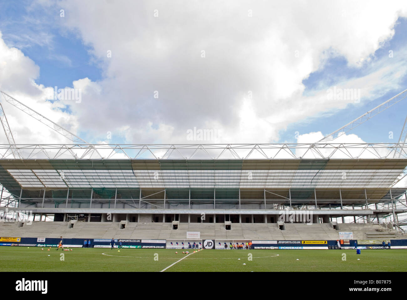 Football Stadium stand under construction Stock Photo - Alamy
