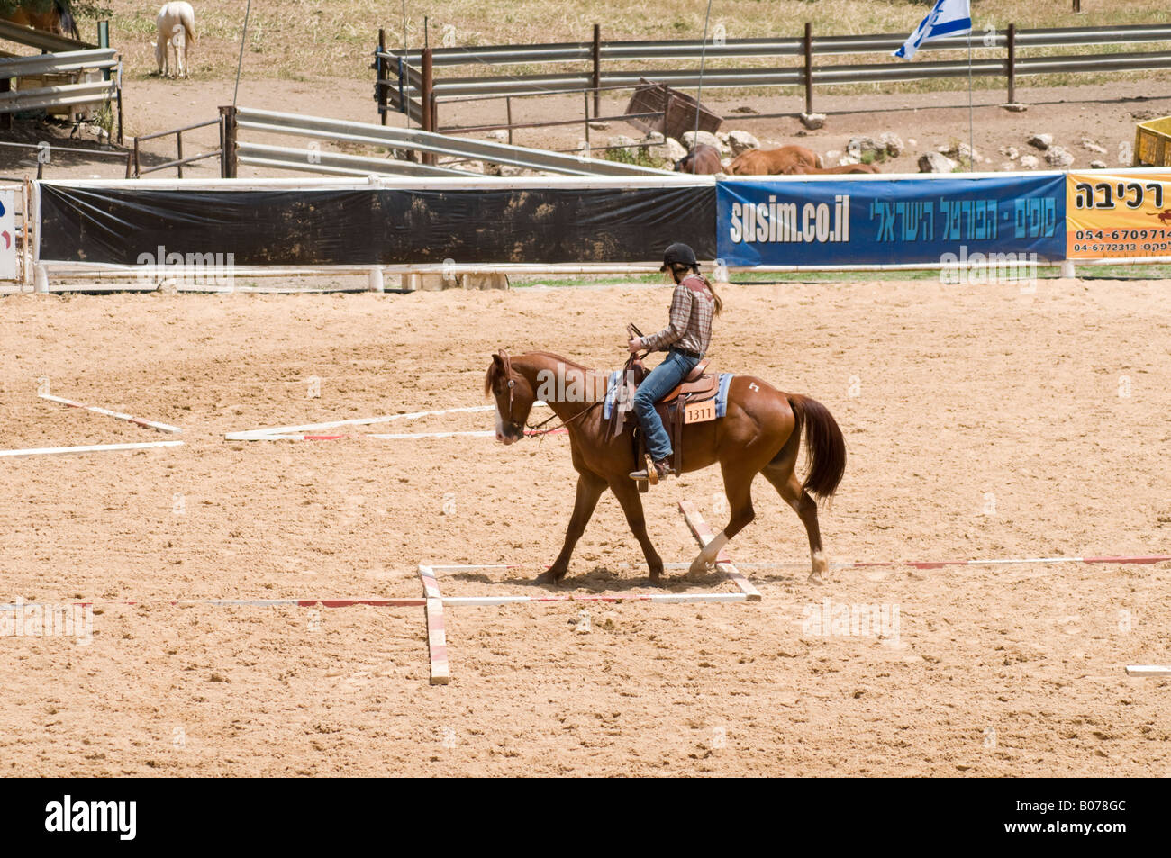 Israel Kibbutz Alonim Israeli Equestrian Organization Trail class ...