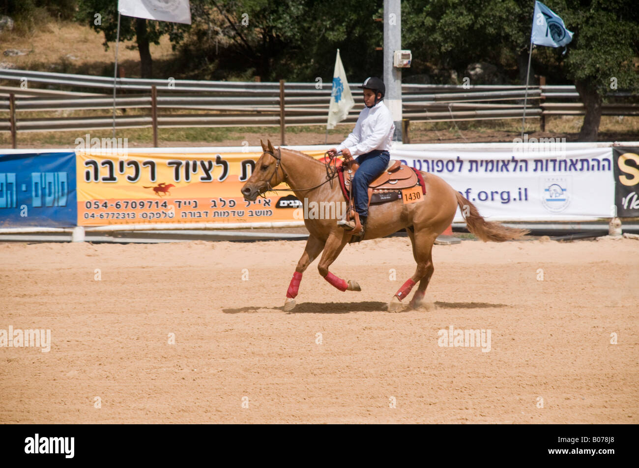 Israel Kibbutz Alonim Israeli Equestrian Organization western style ...