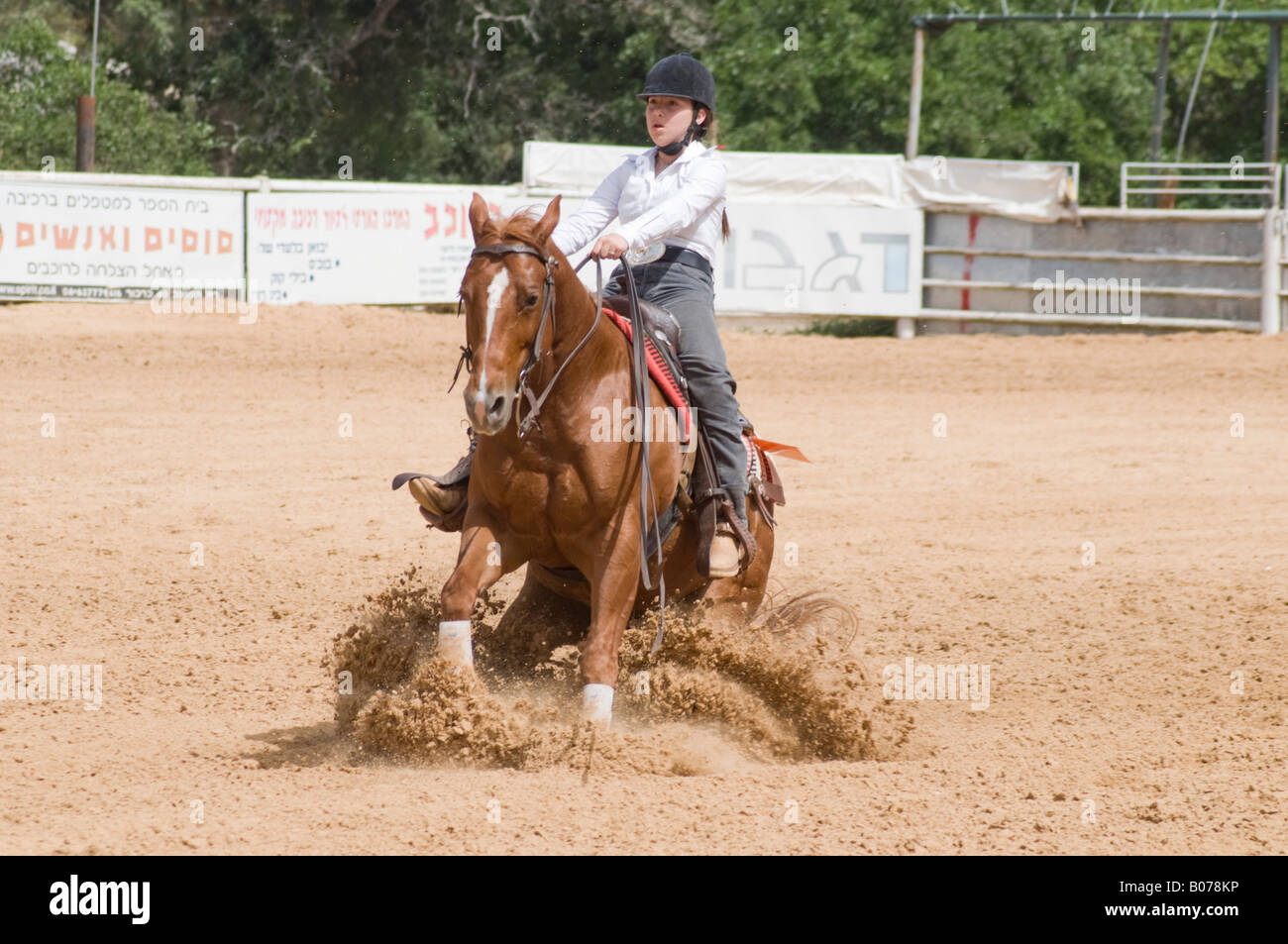 Israel Kibbutz Alonim Israeli Equestrian Organization western style ...