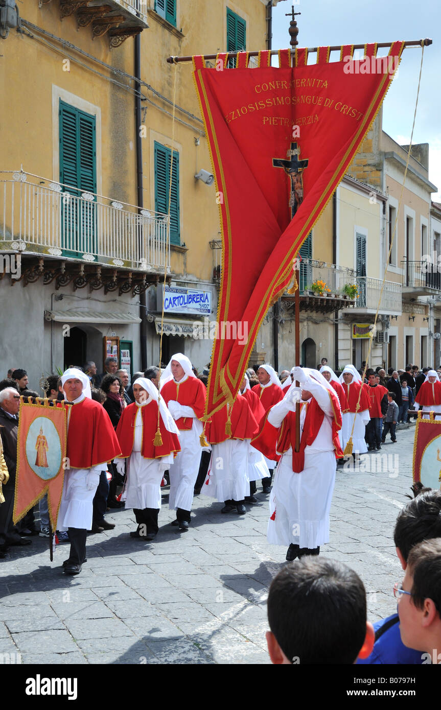Easter Procession, Pietraperzia, Sicily, Italy Stock Photo - Alamy
