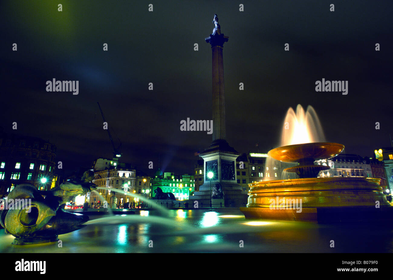 Nelson nelsons column monument london hi-res stock photography and ...