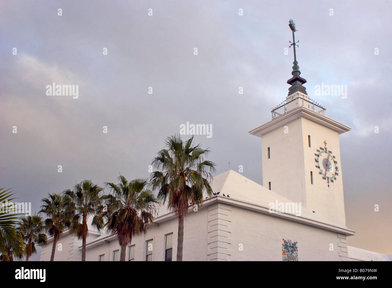 Clock Tower atop the Bermuda National Art Gallery Stock Photo - Alamy