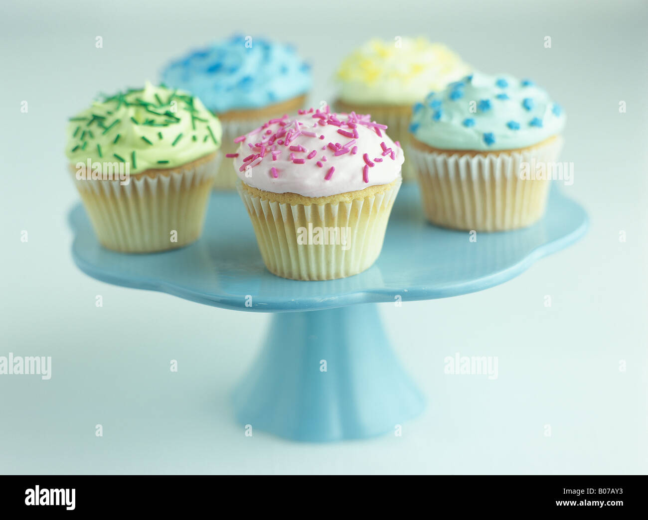 A delicious tray of cupcakes Stock Photo - Alamy