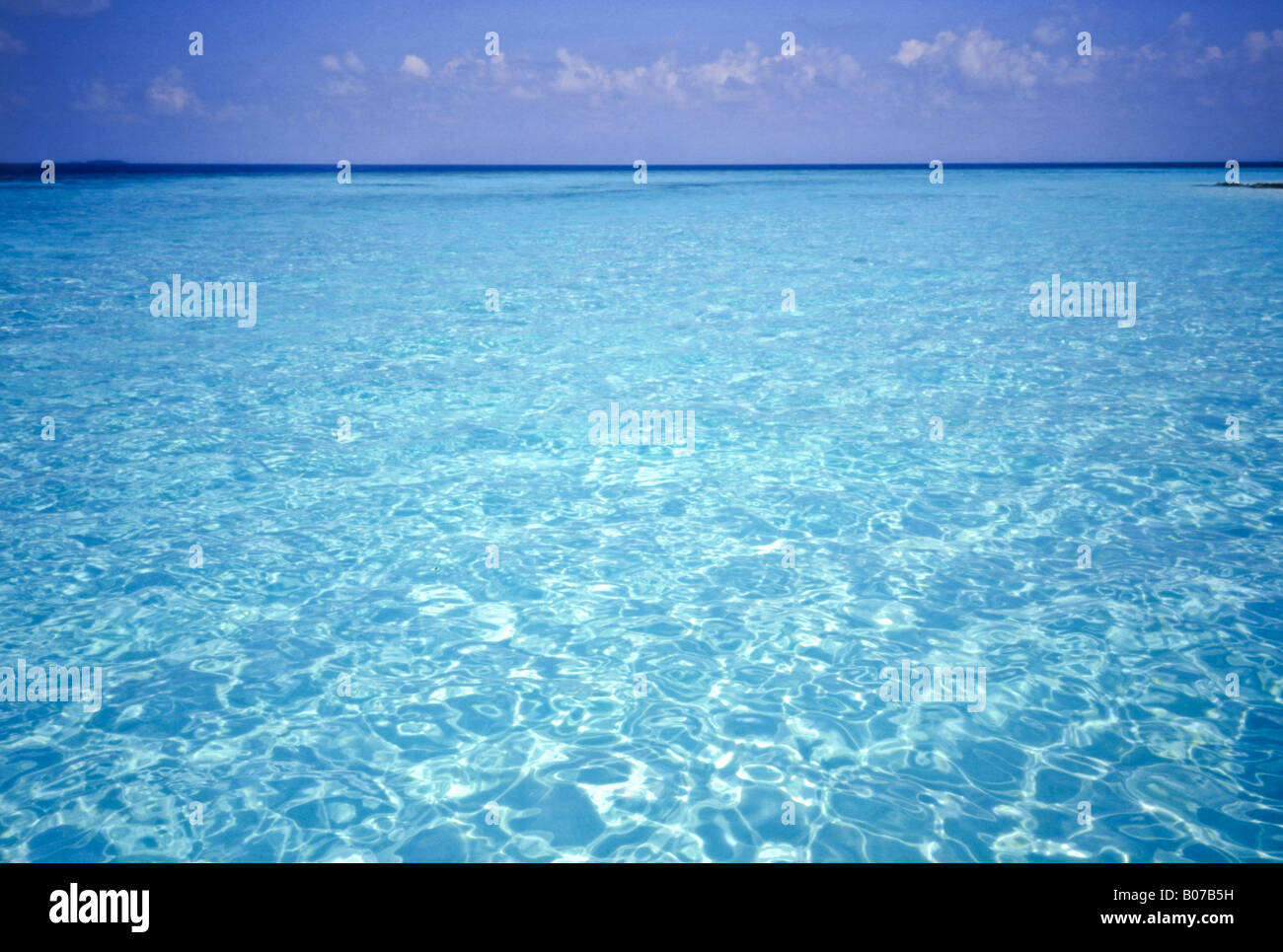 Maldives - clear blue sea landscape Stock Photo - Alamy