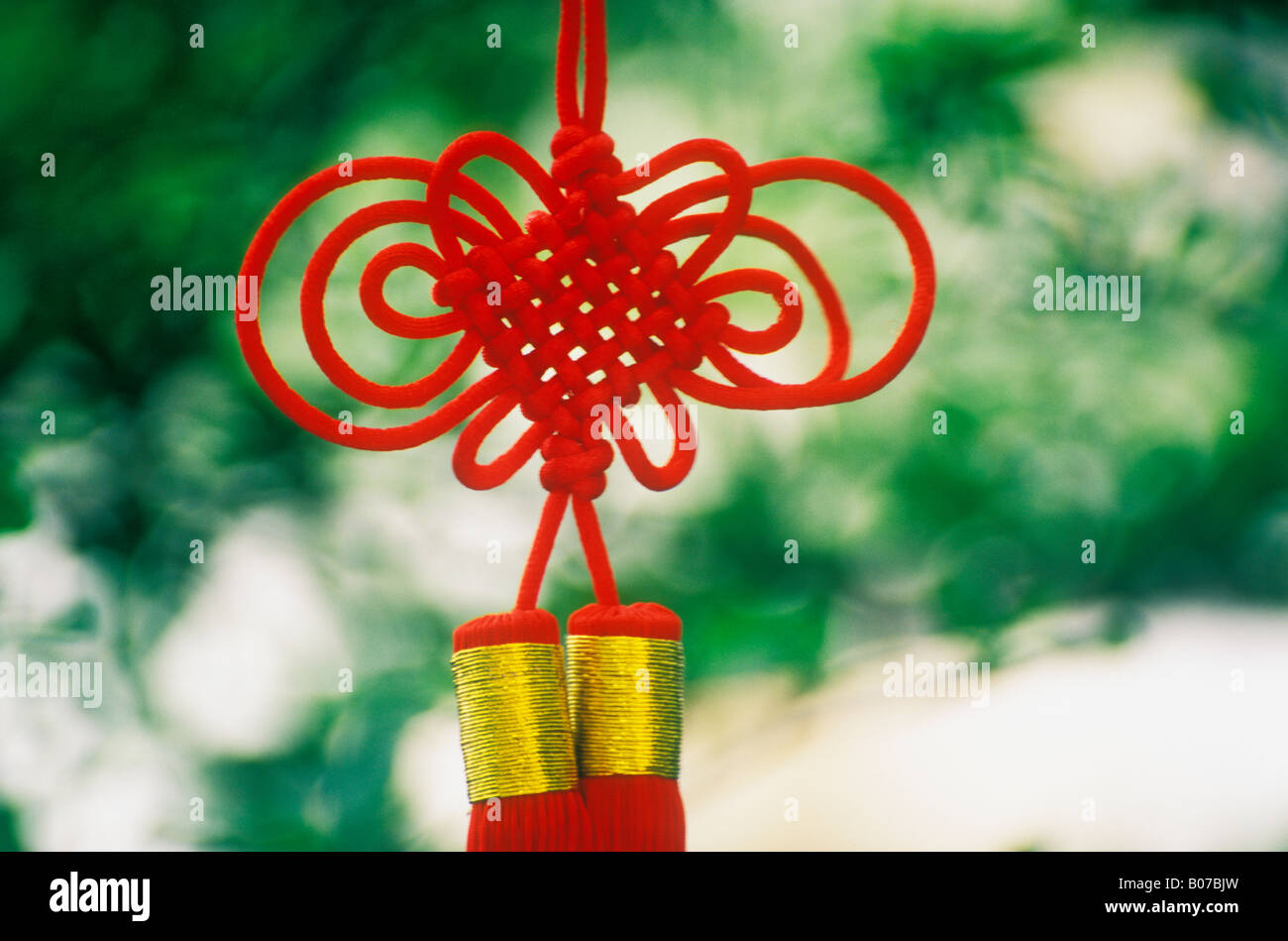 Chinese Knot Closeup Detail View Stock Photo - Alamy