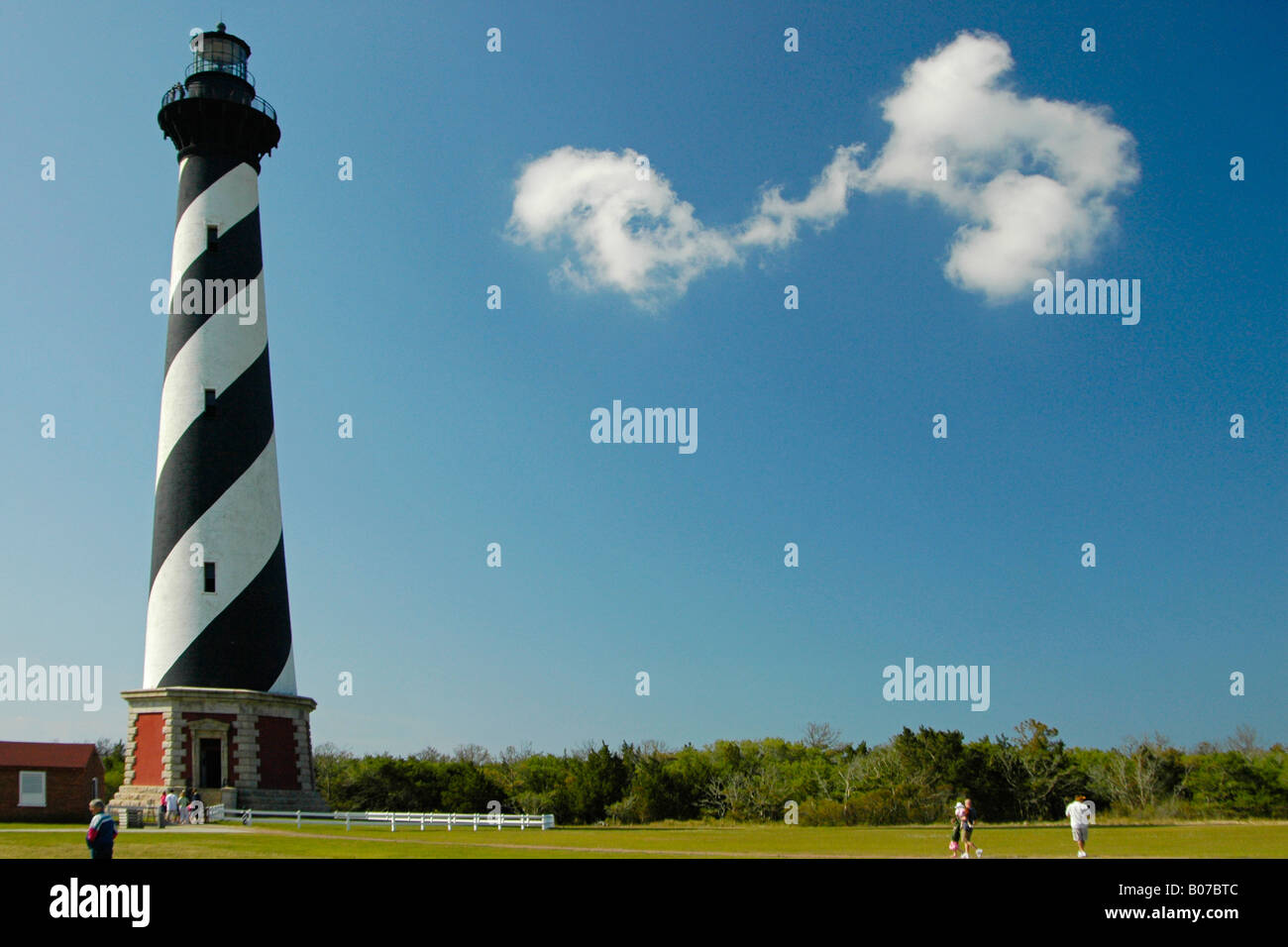 Cape Hatteras Lighthouse, Hatteras Island, North Carolina Stock Photo ...