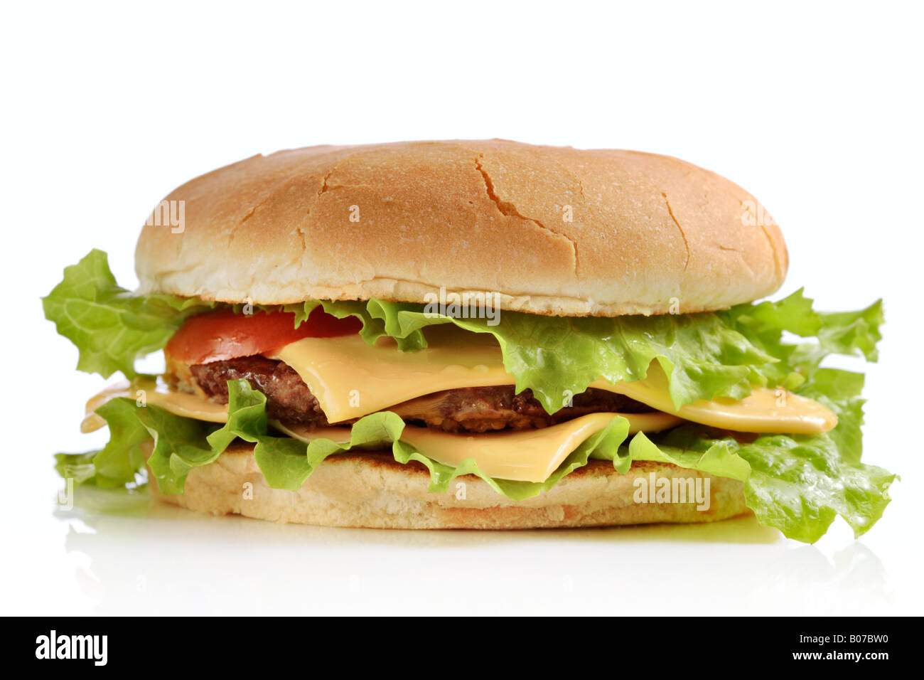 One burger Cut Out Stock Images & Pictures - Alamy