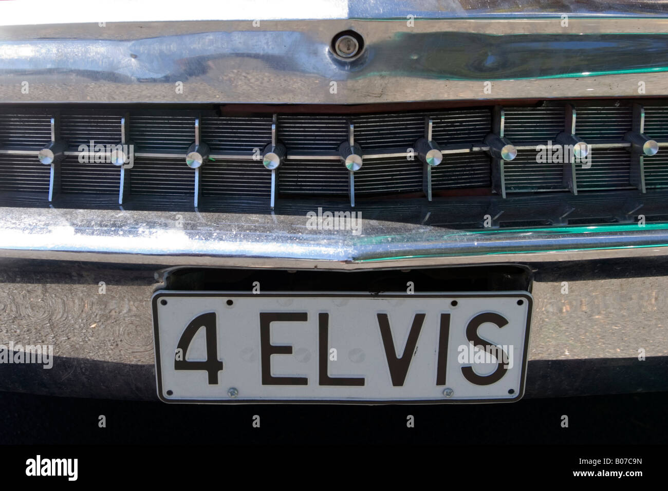 Elvis registration plate hi-res stock photography and images - Alamy