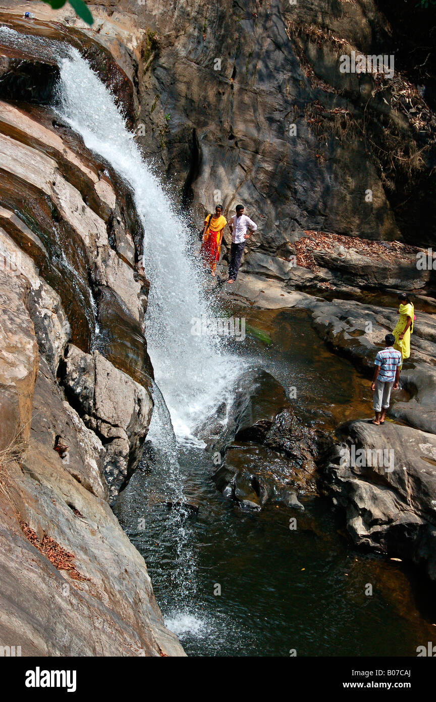 Thommankuthu watterfalls ,thodupusha, Idukki Stock Photo - Alamy