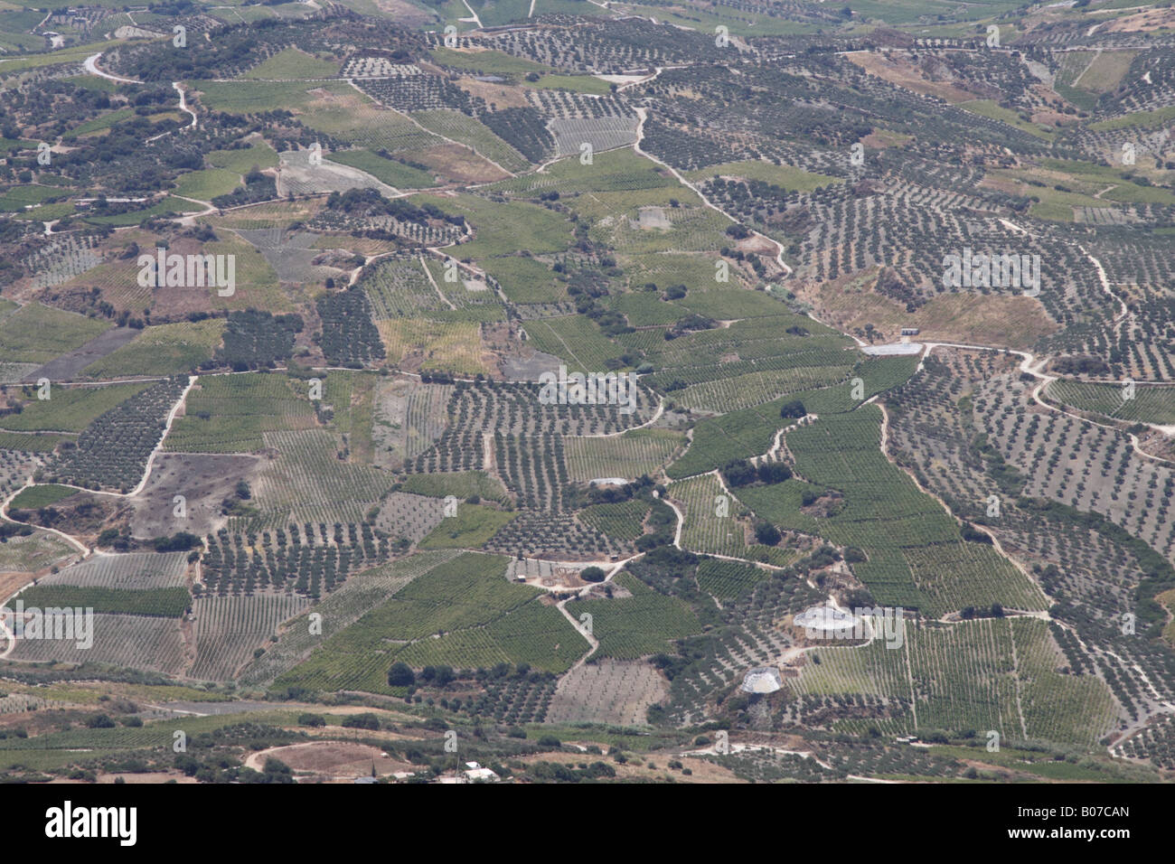 aerial view of a field Stock Photo - Alamy