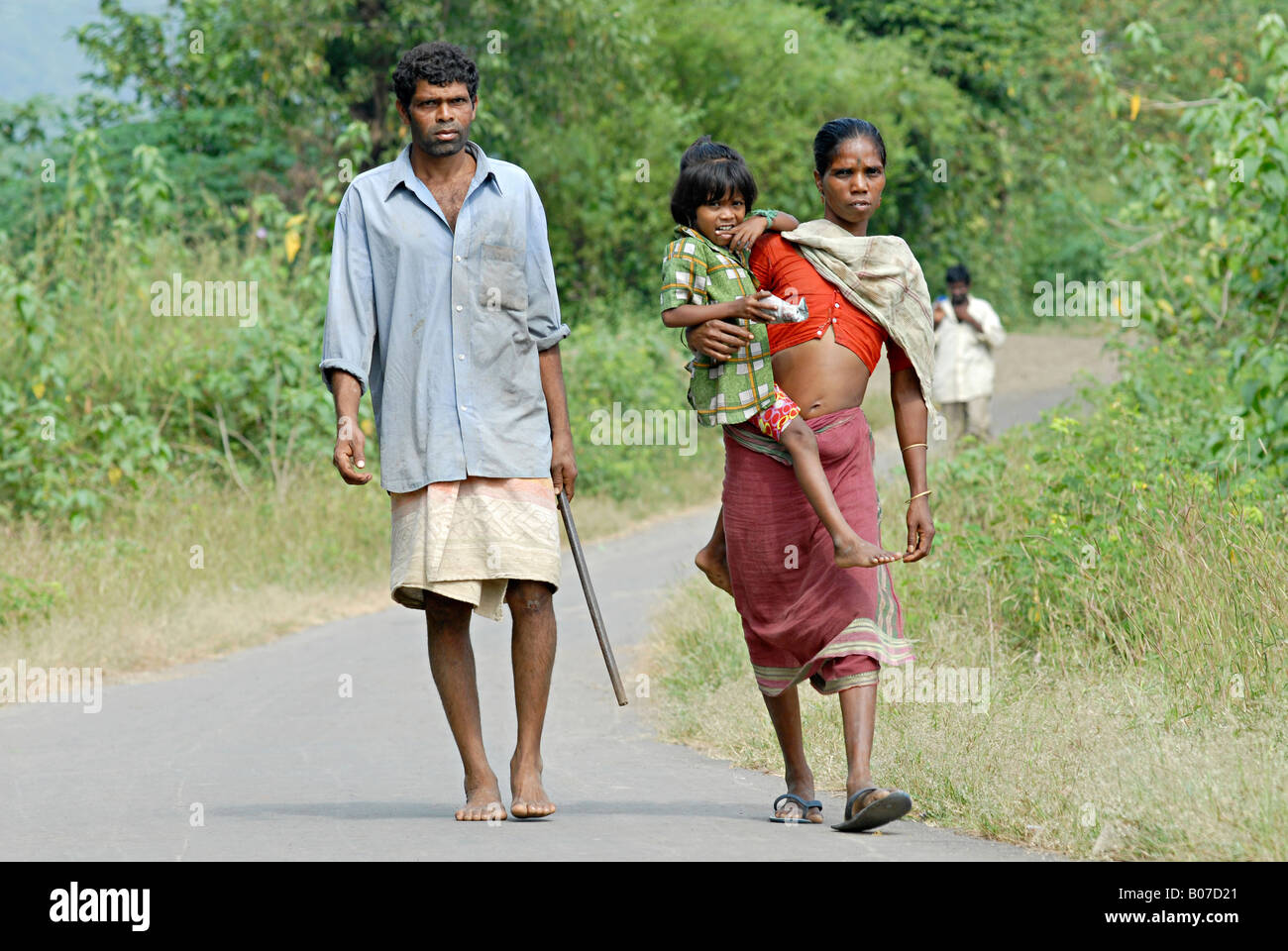 Tribal family. Katkari tRIBE Stock Photo - Alamy