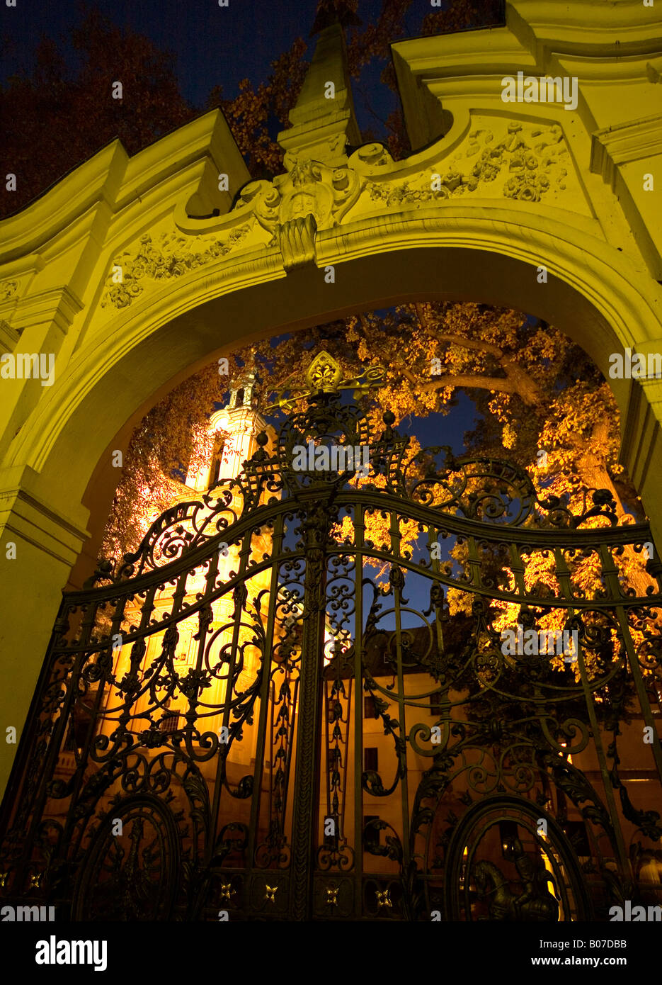 Poland Krakow On the Rock monastery Gate Stock Photo - Alamy