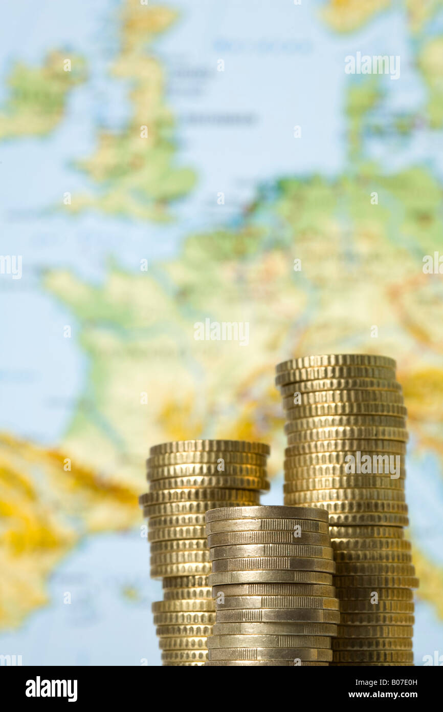 Stack of coins Stock Photo - Alamy