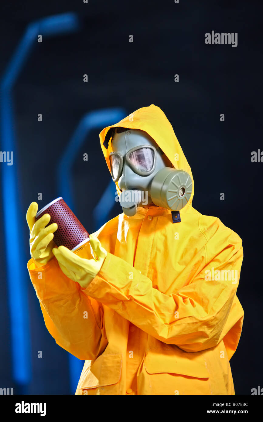 Scientist protective mask gas hi-res stock photography and images - Alamy