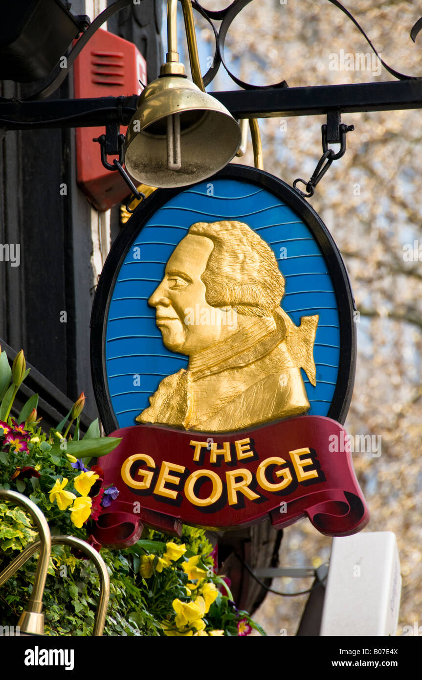 the George, a pub in London, England Stock Photo - Alamy