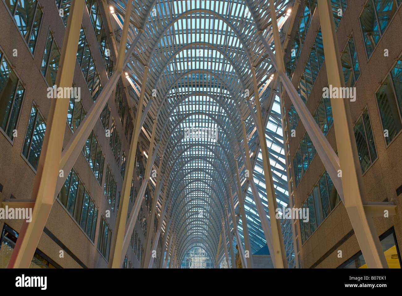 Toronto B.C.E. Place Galleria Interior, Toronto, Ontario, Canada Stock ...