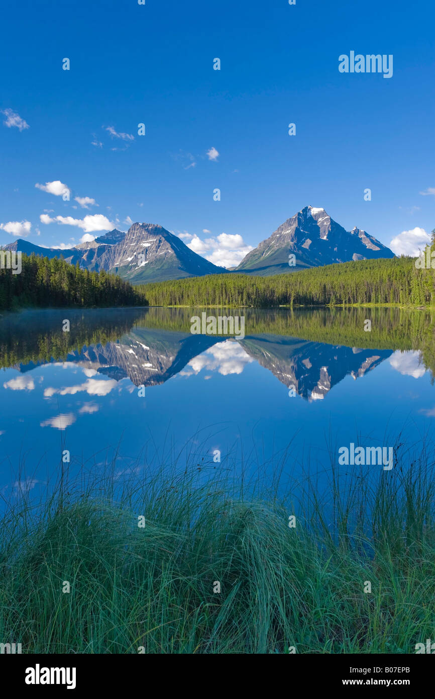 Whirlpool Peak, Mt. Fryatt & Leech Lake, Jasper National Park, Alberta ...