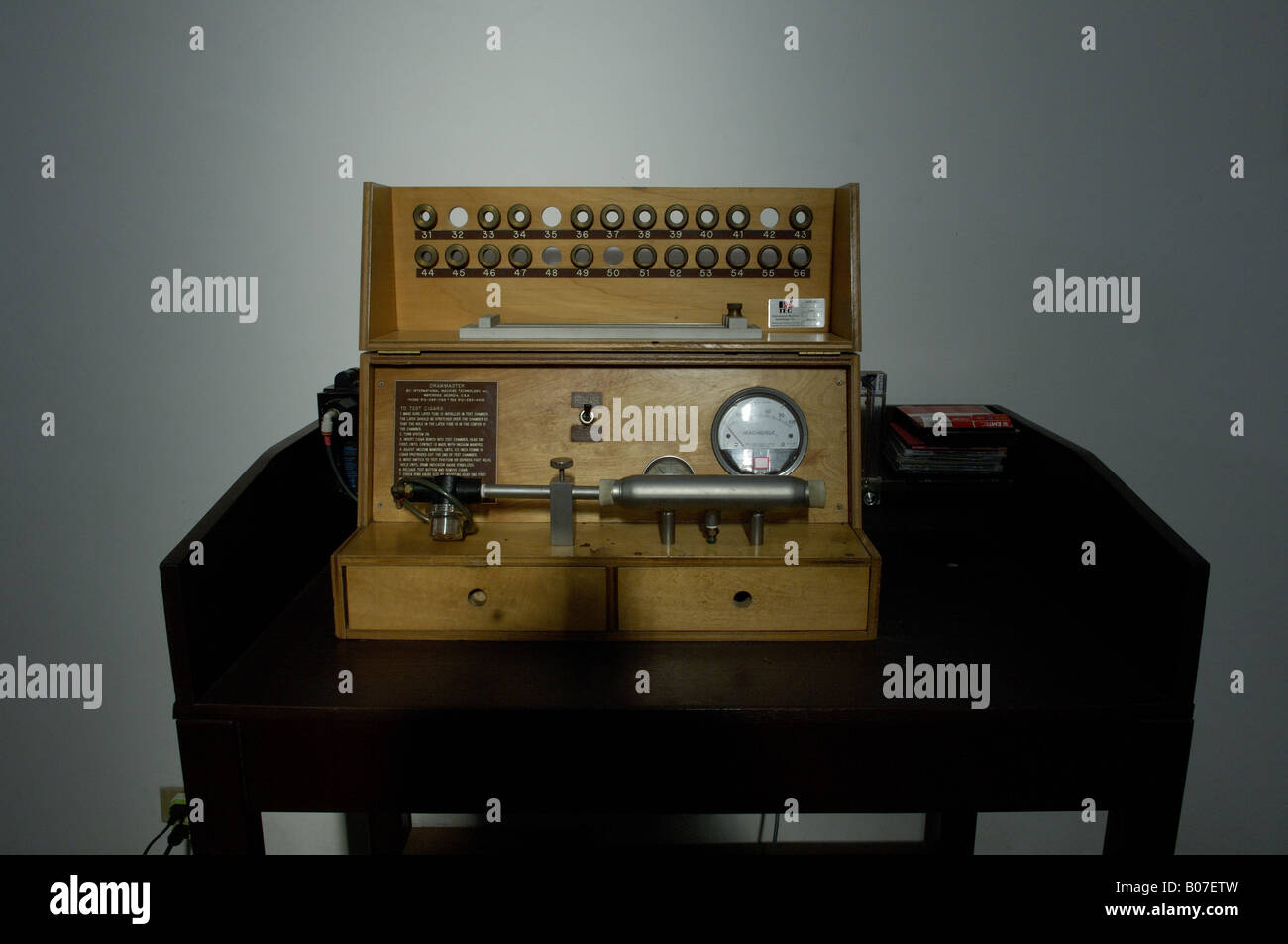 Old cigar machine in a cigar factory in Sao Felix, Salvador, Bahia ...