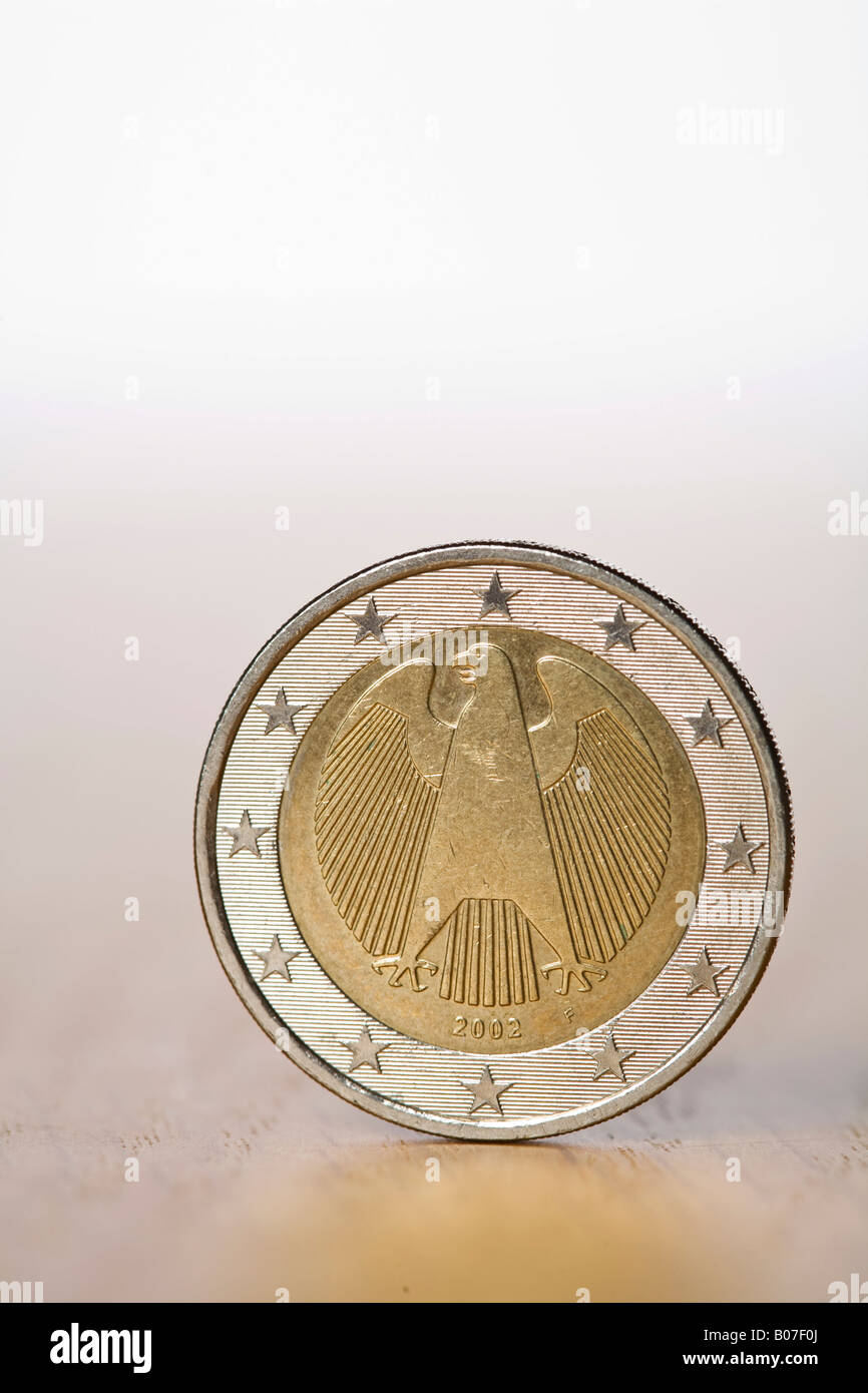 Euro coin german eagle hi-res stock photography and images - Alamy