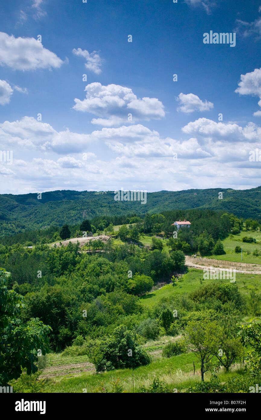 Croatia, Istria, Landscape around Hum Stock Photo - Alamy