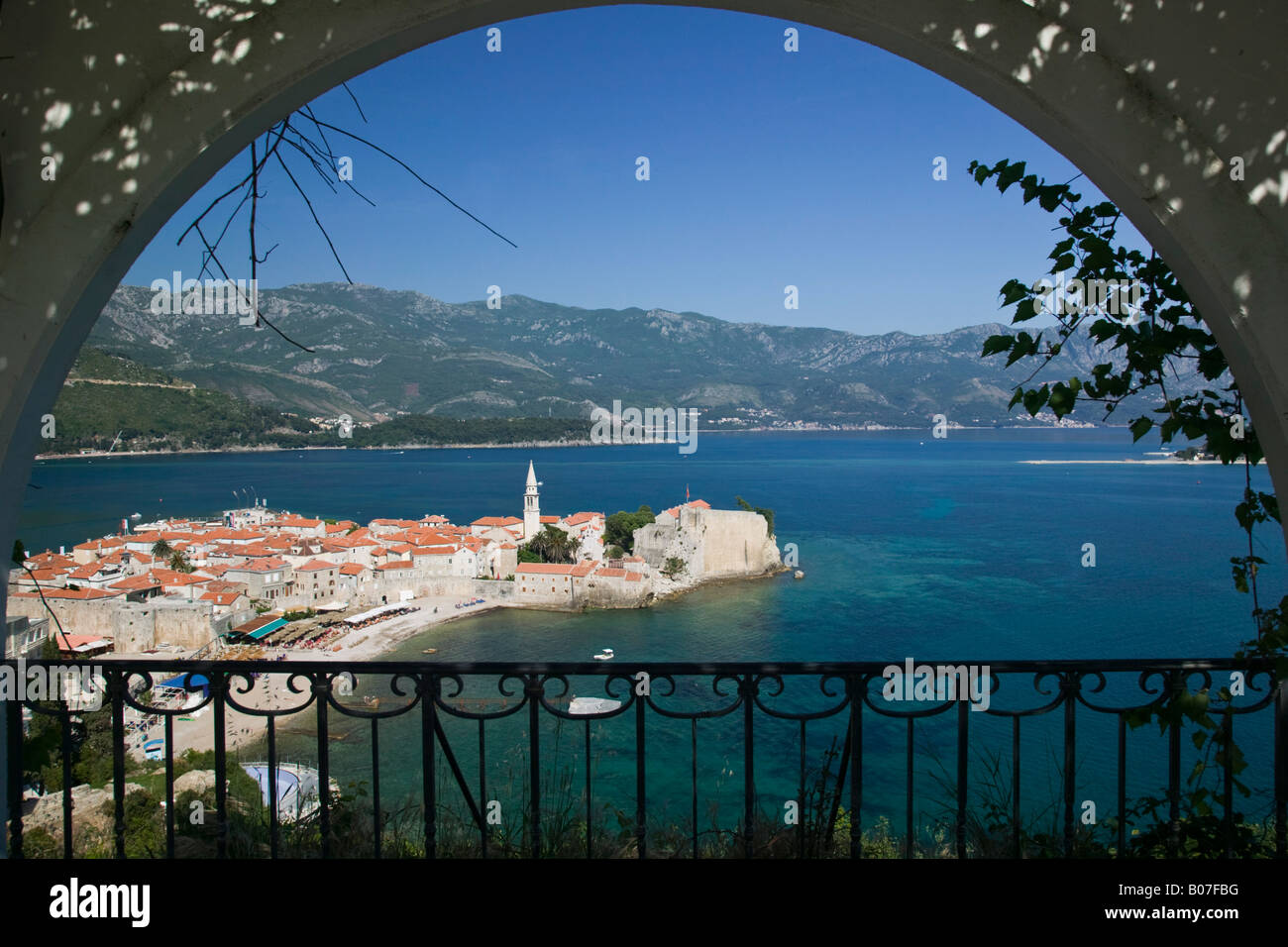 Montenegro, Budva, Old Town (Stari Grad Stock Photo - Alamy