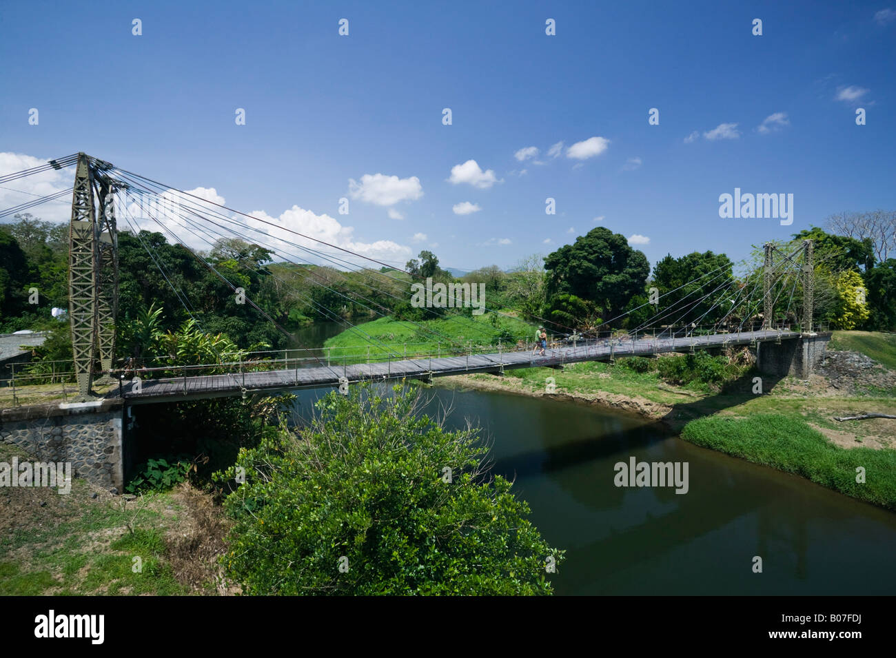 New Caledonia, Central Grande Terre Island, La Foa, Passerelle ...