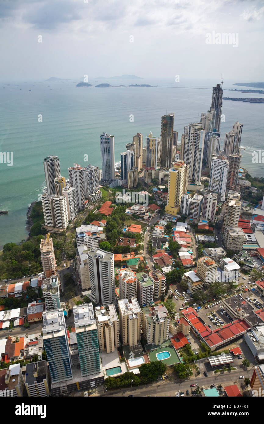 Panama, Panama City, Aerial view of city Stock Photo - Alamy