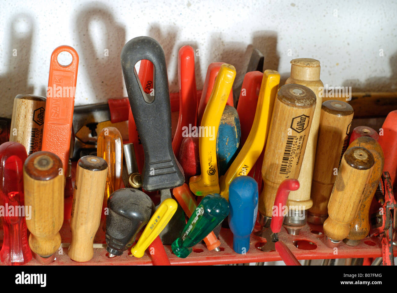 Tool assortment in a workshop Stock Photo - Alamy