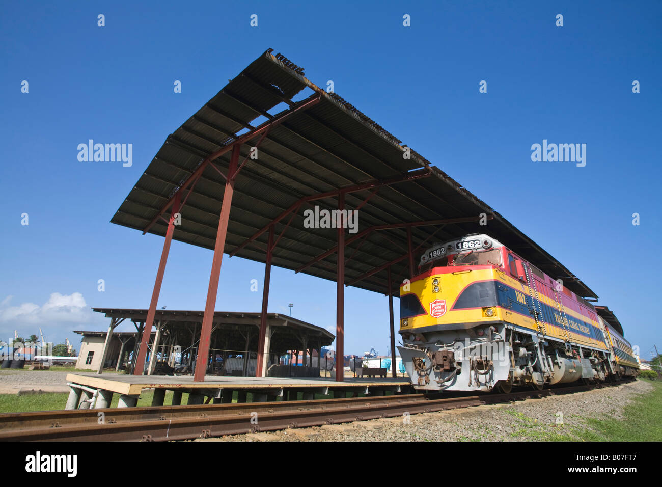Panama, Panama Canal Railway, Historic Train which runs between Panama ...