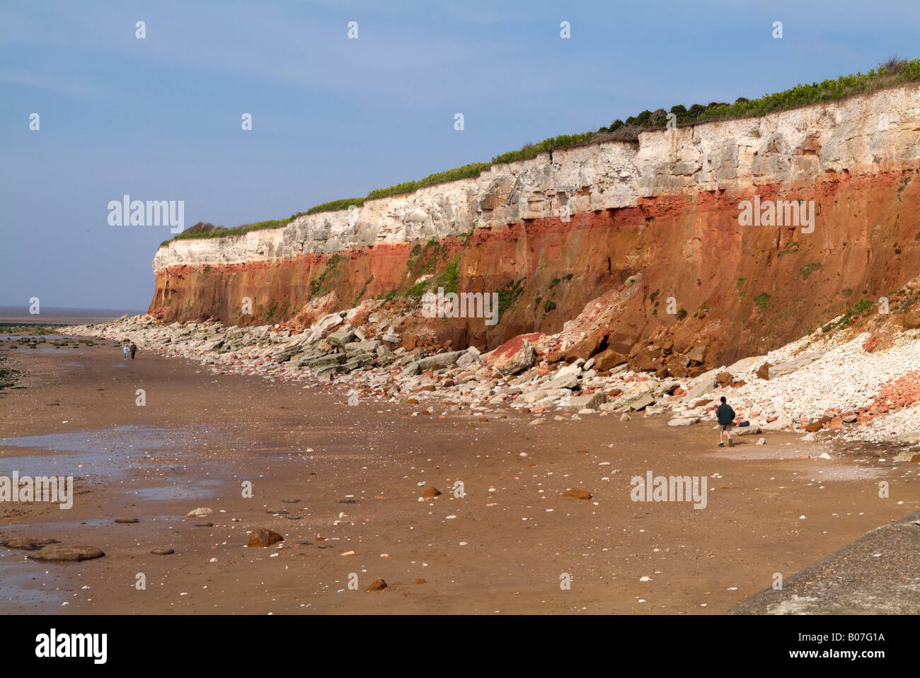 Hunstanton cliffs carstone hi-res stock photography and images - Alamy