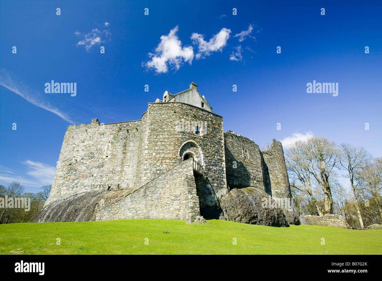 Dunstaffnage Castle near Oban Scotland UK Stock Photo - Alamy