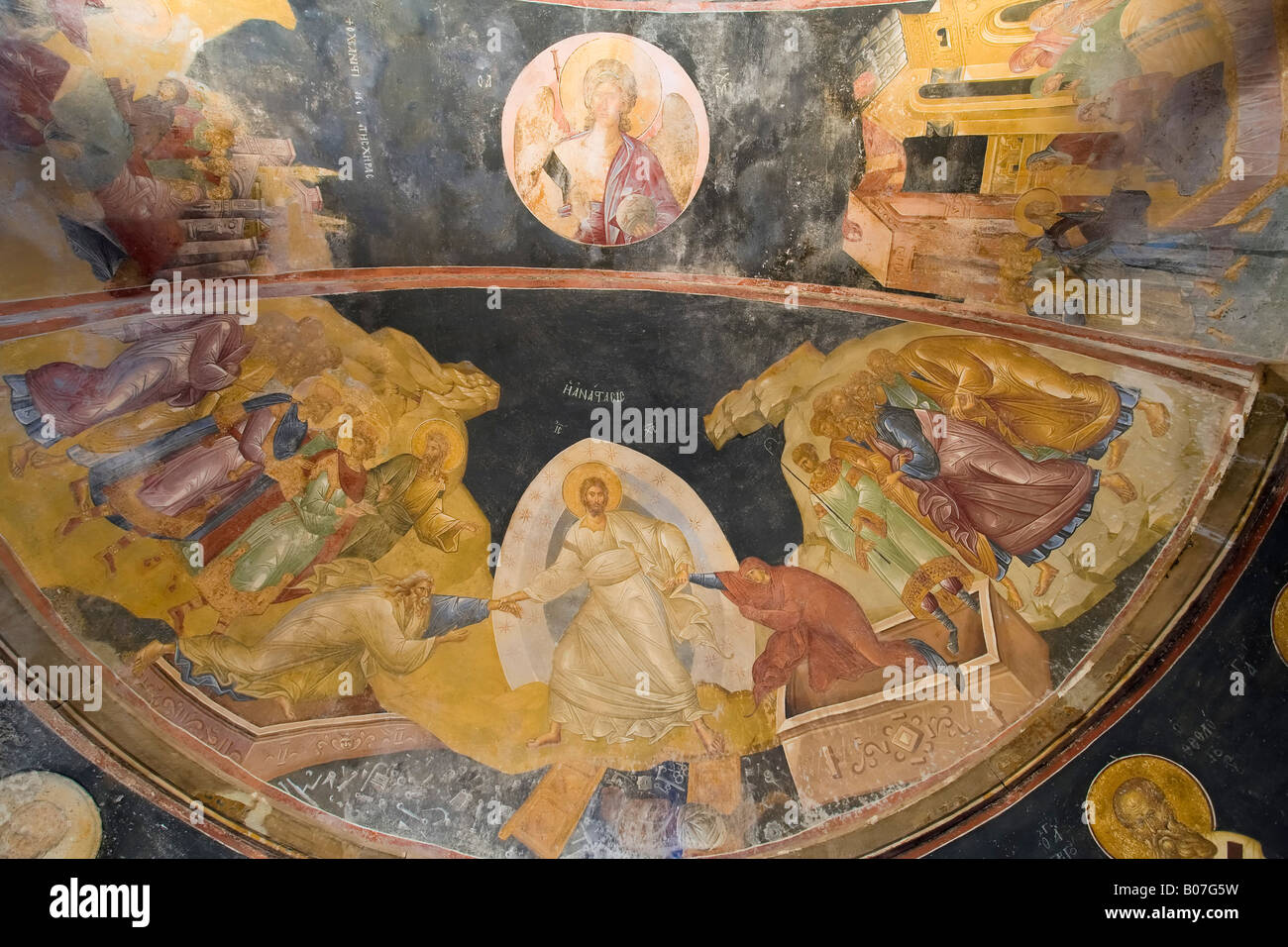 Byzantine mural paintings hi-res stock photography and images - Alamy