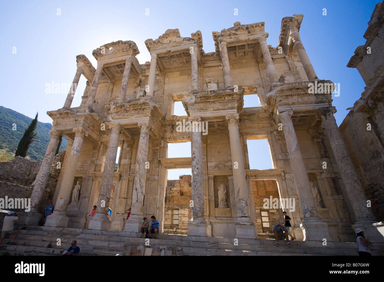 Library of Celsus, Ephesus, Turkey Stock Photo - Alamy