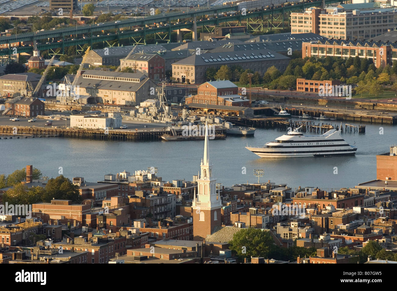 'Spirit of Boston', Boston Harbor, Boston, Massachusetts, USA Stock ...
