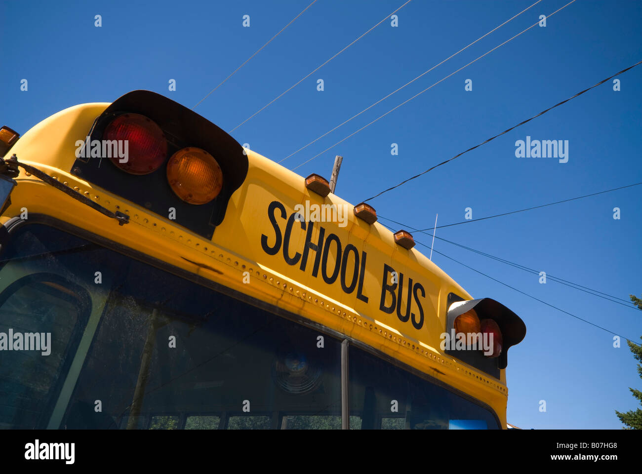 Old school bus hi-res stock photography and images - Alamy