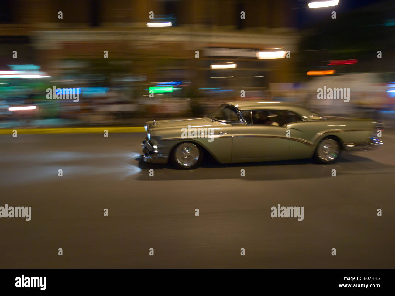 USA, Illinois, Springfield, Route 66, Festival, Classic Cars Stock ...