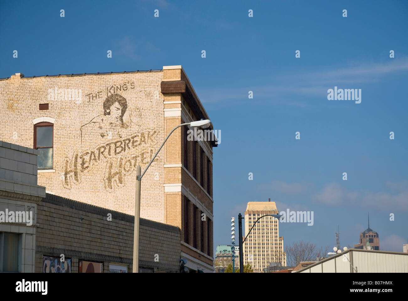 Heartbreak hotel sign memphis tennessee usa hi-res stock photography ...