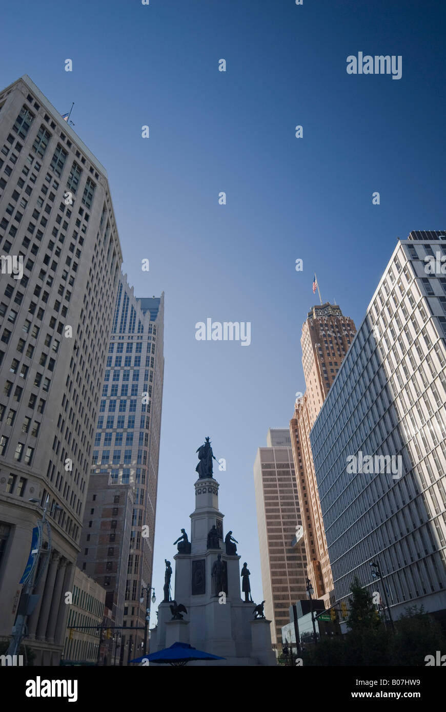 Downtown detroit michigan hi-res stock photography and images - Alamy