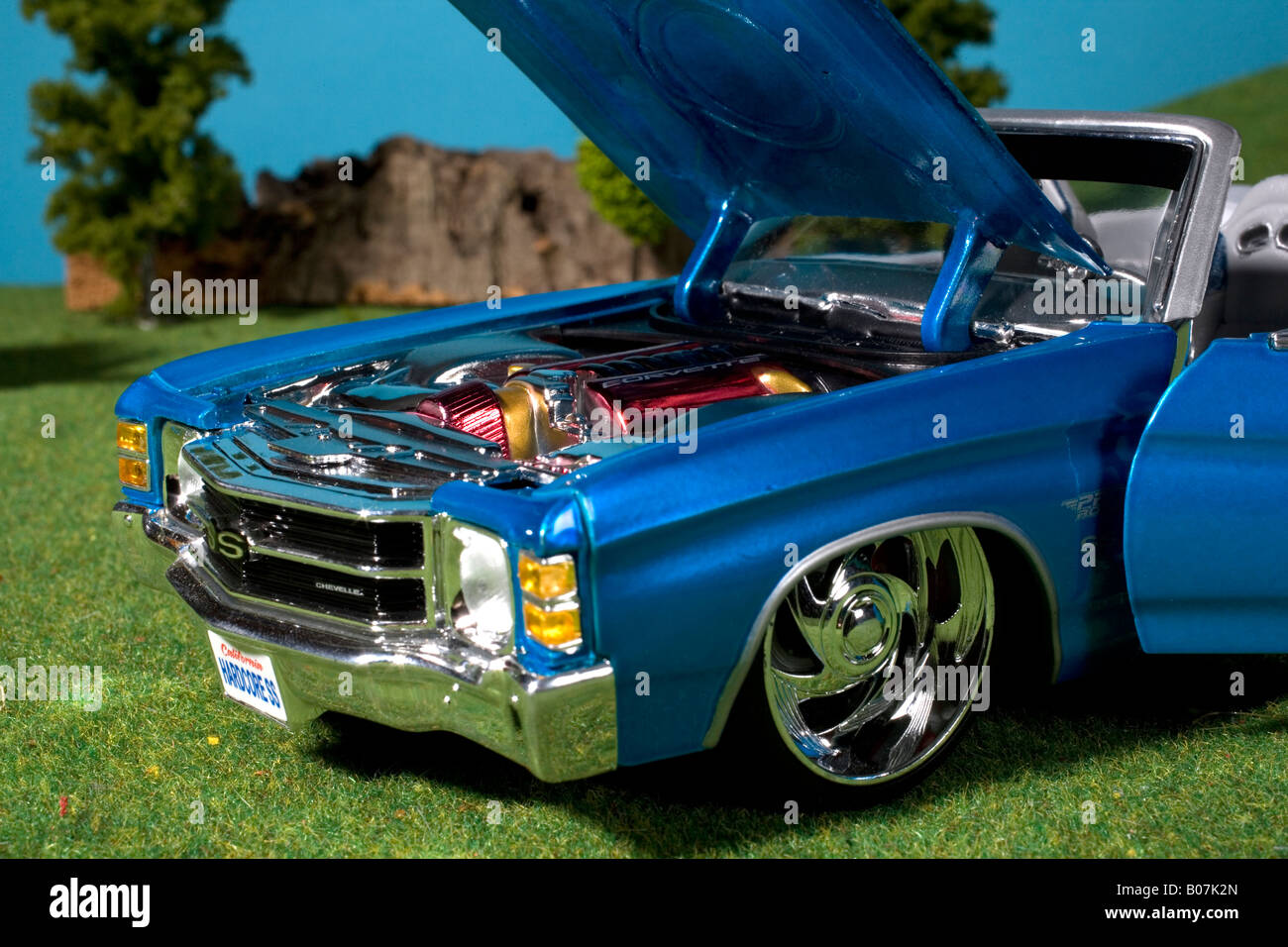 Oldtimer Auto Car model Chevrolet Chevelle Stock Photo - Alamy