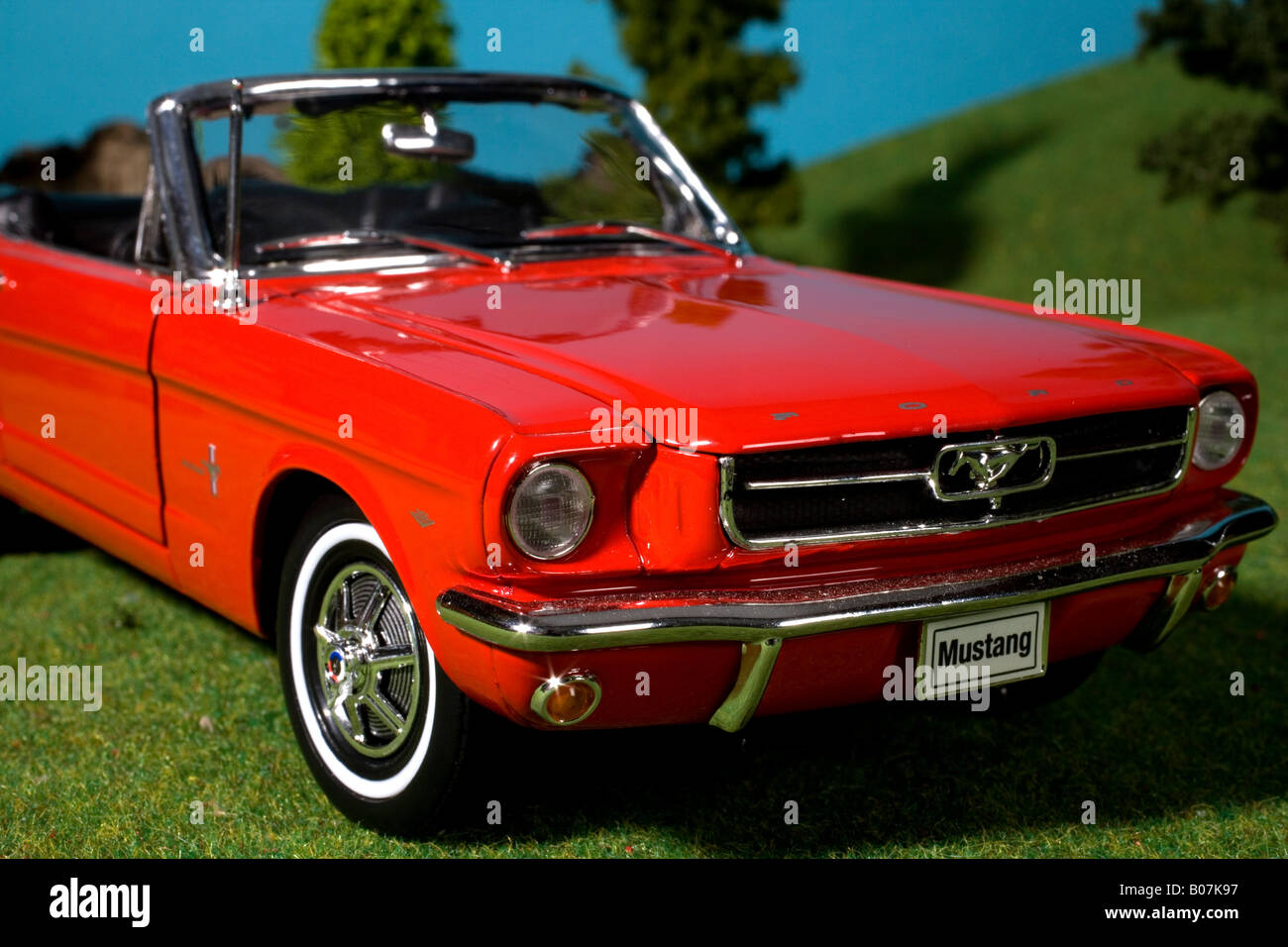Oldtimer Auto Car model Ford Mustang Stock Photo - Alamy