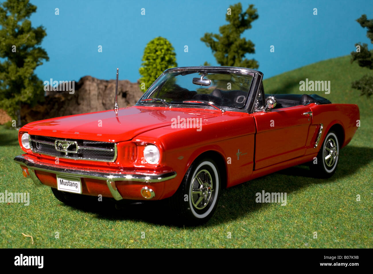 Oldtimer Auto Car model Ford Mustang Stock Photo - Alamy